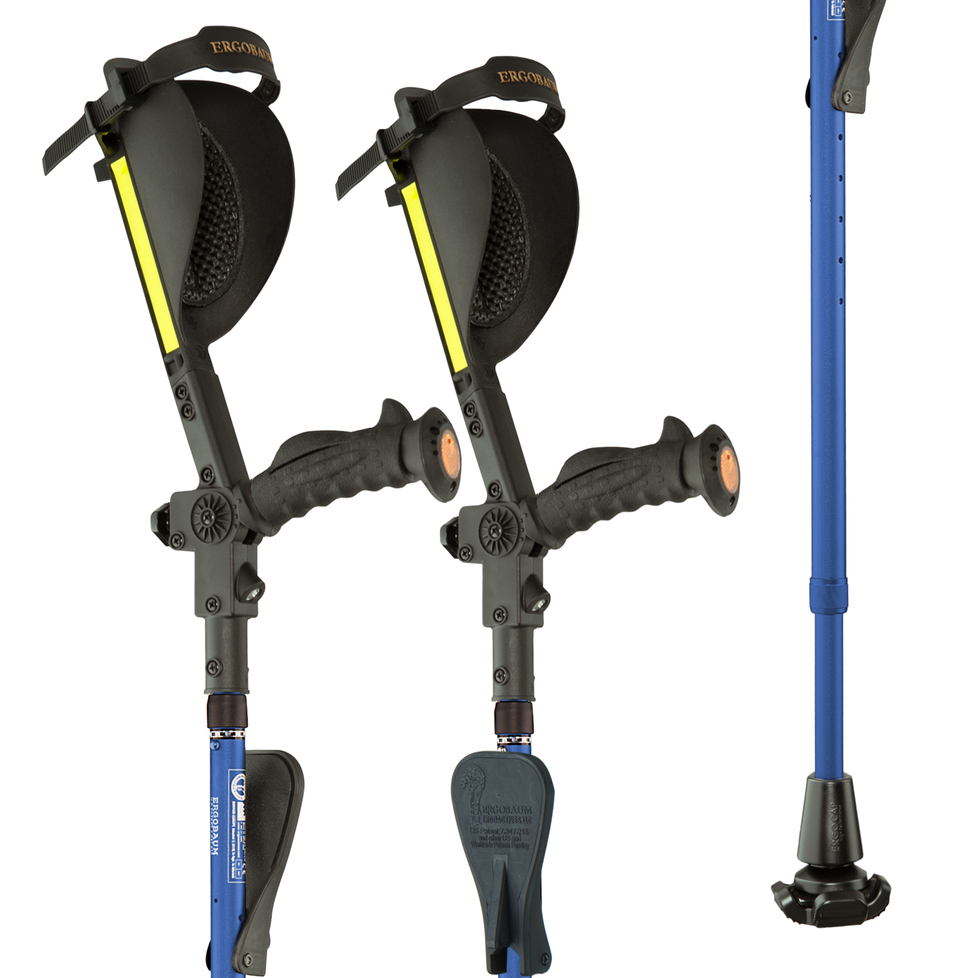 Ergobaum 7G - Long-Term Ergonomic Shock-Absorbing Crutches – Glebe Mobility