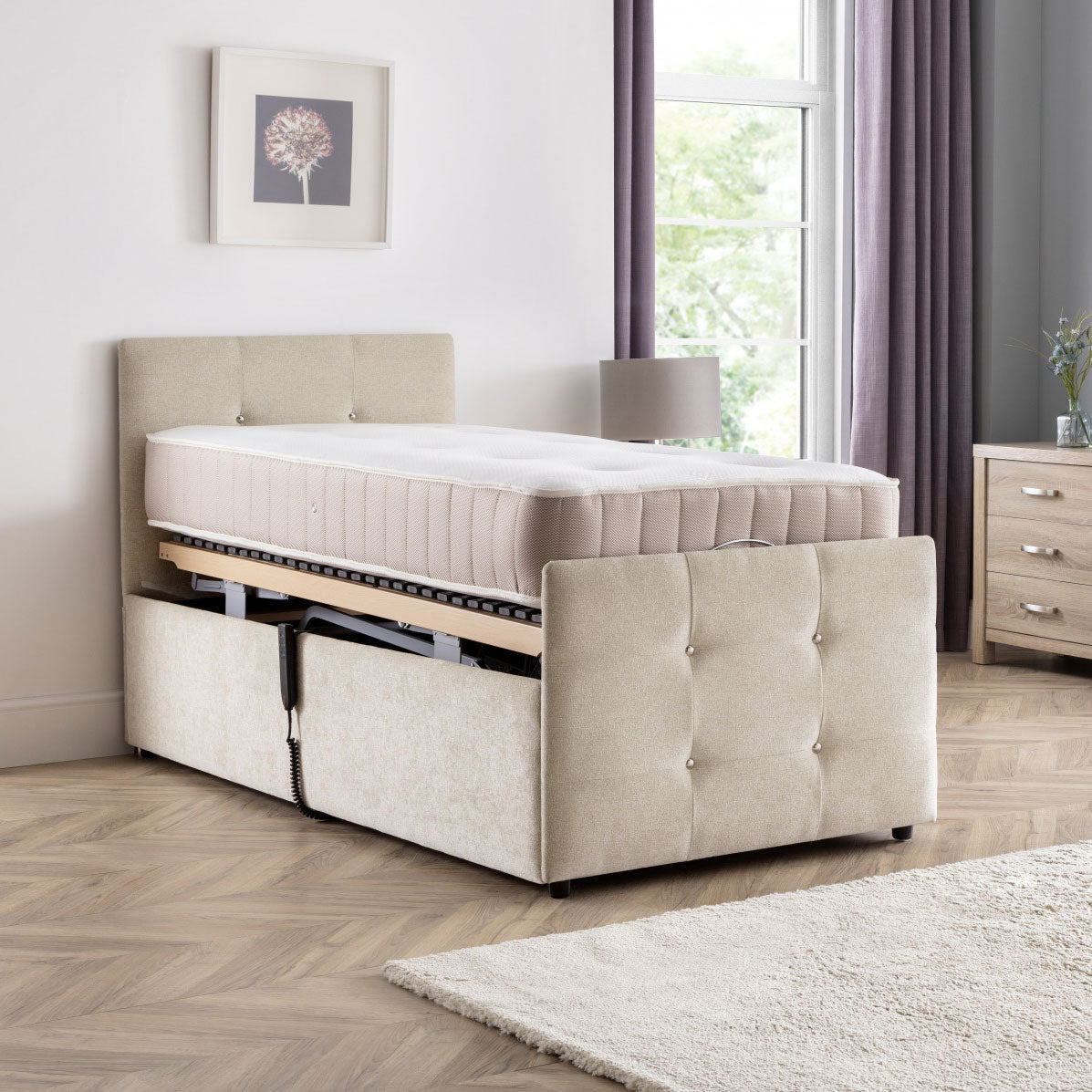 The Wiltshire - Height Adjustable Bed & Mattress Package – Glebe Mobility